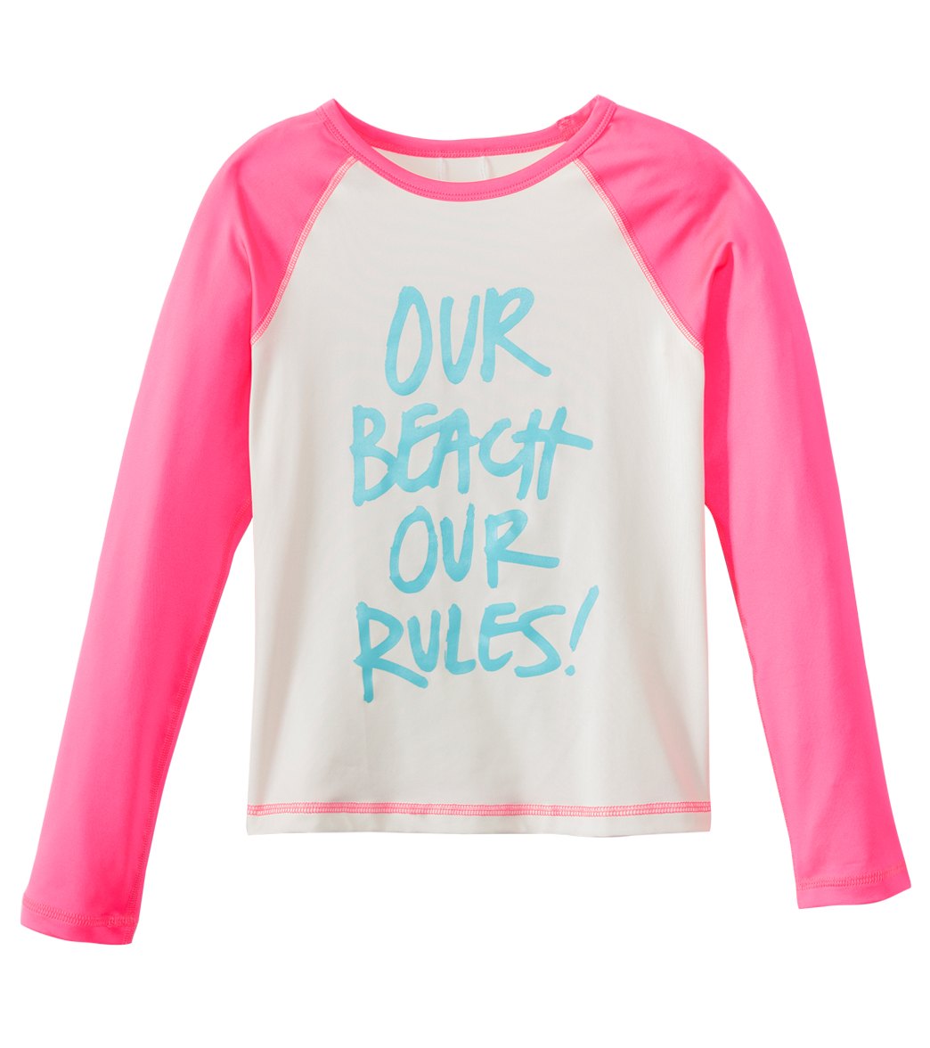 Billabong Girls' Sol Searcher Longsleeve Rashguard (4-14) at SwimOutlet.com