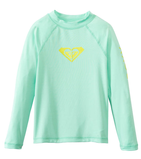 Roxy Girl's Roxy Love Long Sleeve Rash Guard at SwimOutlet.com