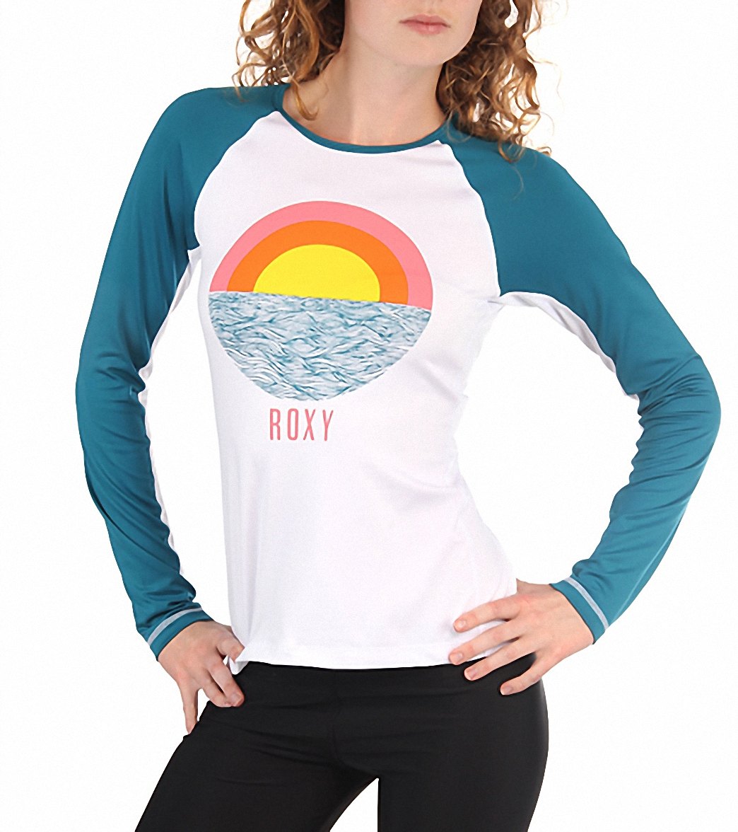 Roxy Surf Essentials Rocker L/S Rash Guard at SwimOutlet.com