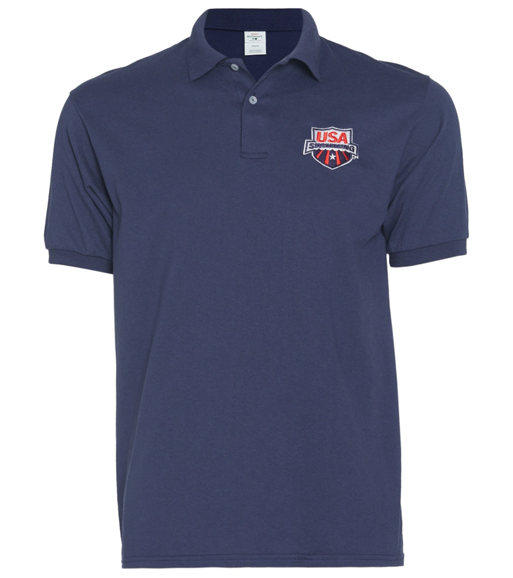USA Swimming EcoSmart® Unisex Polo at SwimOutlet.com