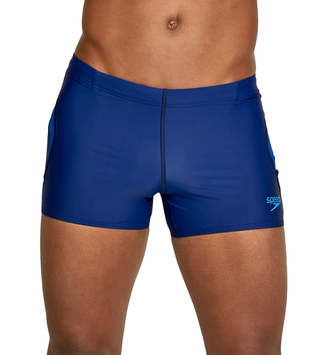 Speedo Lunar Lycra Square Cut Navy