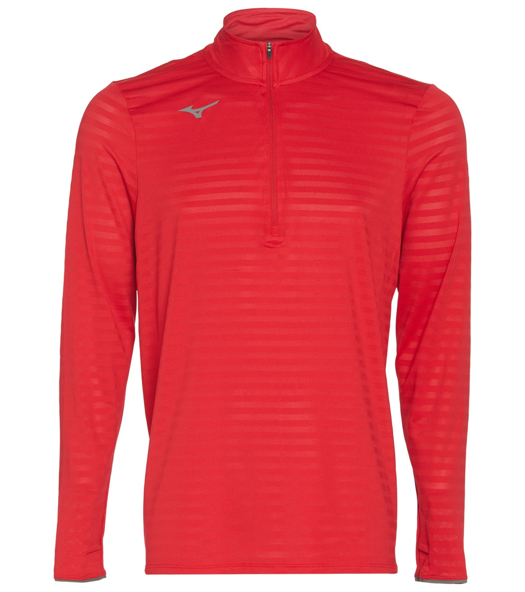Mizuno Men's Athletic Eco 1/2 Zip Pullover at SwimOutlet.com