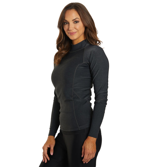 Level Six Women's Sombrio Long Sleeve Neoprene Rashguard at SwimOutlet.com