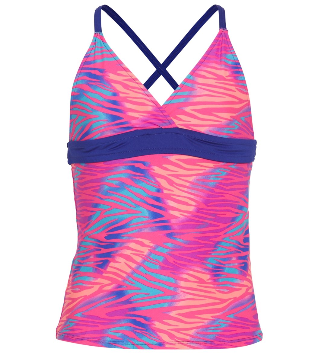 TYR Girls' Dreamland Claire Tankini Top (Little Kid, Big Kid) at ...