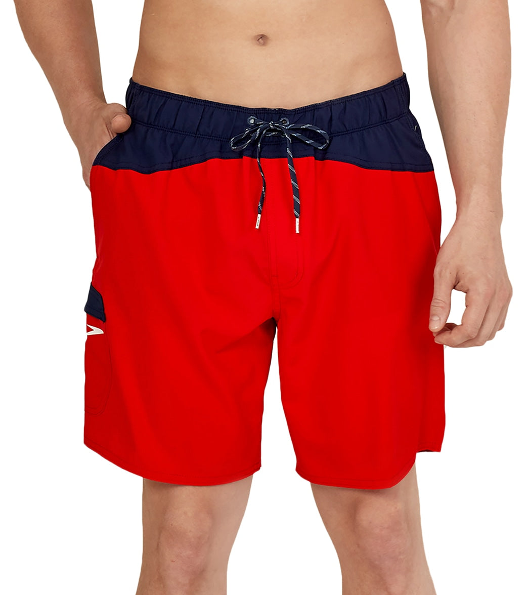 Speedo Men's 18" Marina Flex Swim Trunks at SwimOutlet.com