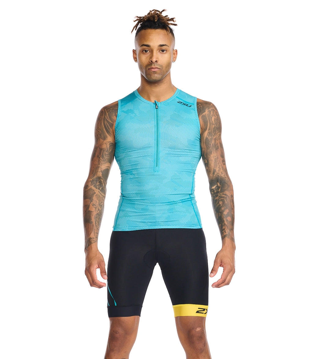 2XU Men's Core Tri Singlet at SwimOutlet.com