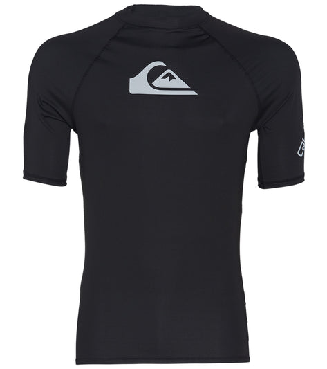 Quiksilver Men's All Time Short Sleeve UPF 50 Rash Guard at SwimOutlet.com