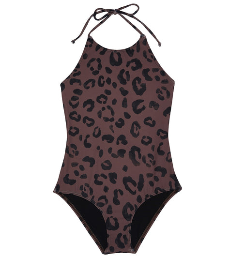 Splendid Girls' Kitty High Neck One Piece Swimsuit (Big Kid) at ...
