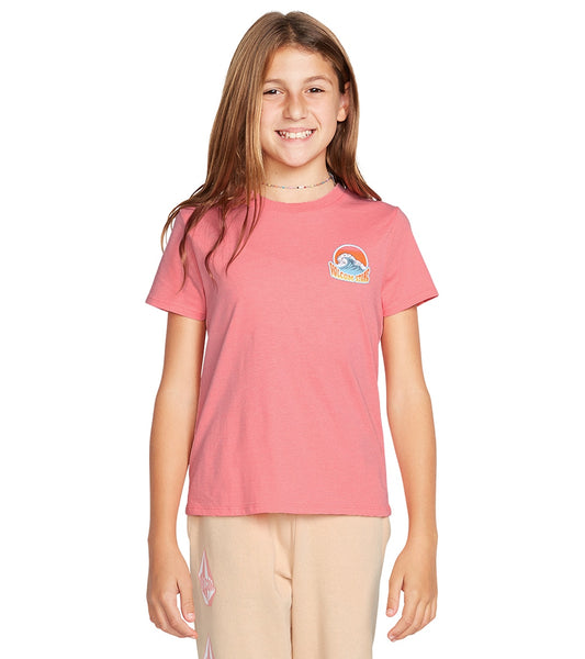 Volcom Girls' Last Party Short Sleeve Tee (Big Kid) at SwimOutlet.com