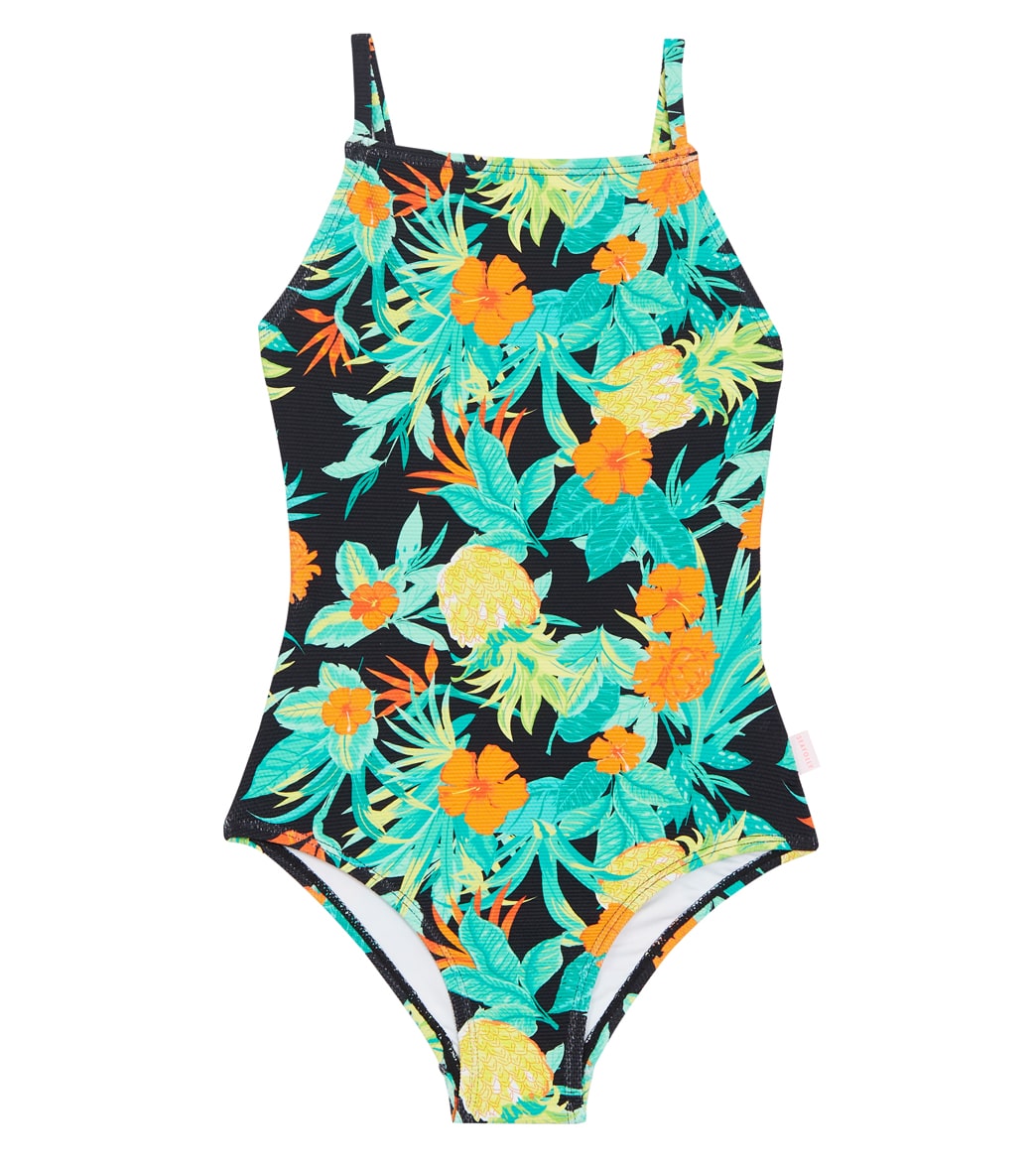 Seafolly Girls' Tropical Nights One Piece Swimsuit (Big Kid) at ...