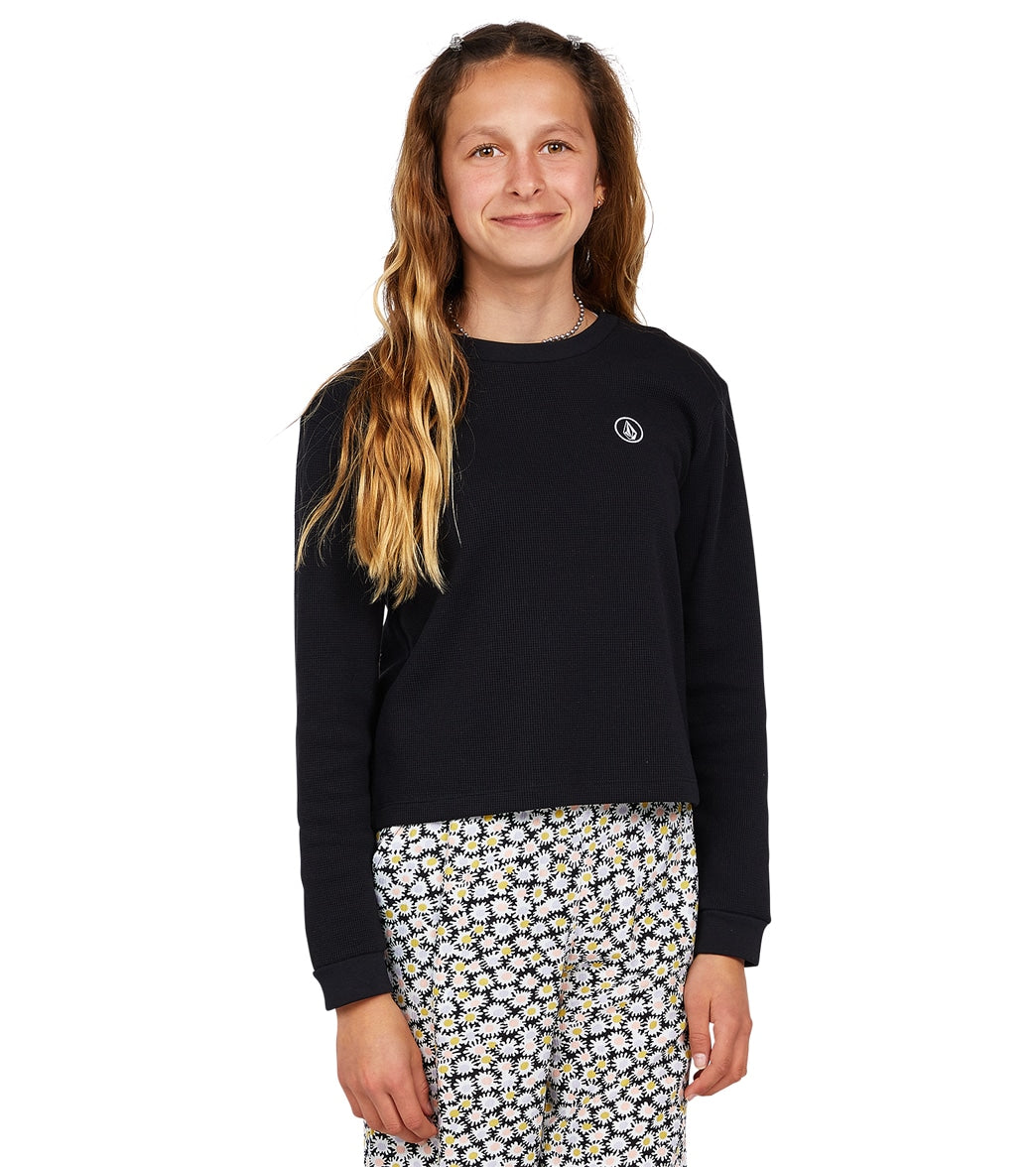 Volcom Girls' Thermality Long Sleeve Tee (Big Kid) at SwimOutlet.com