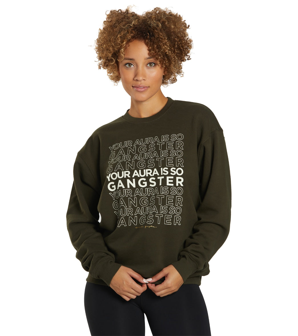 Spiritual Gangster Aura Boyfriend Pullover at SwimOutlet.com