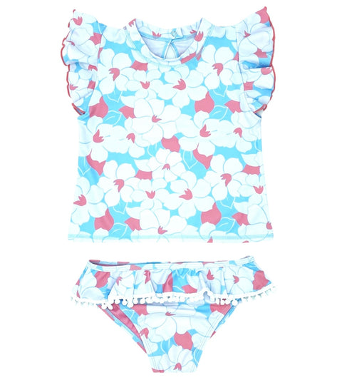 Feather 4 Arrow Girls' Seashell Short Sleeve Ruffle Two Piece Tankini ...