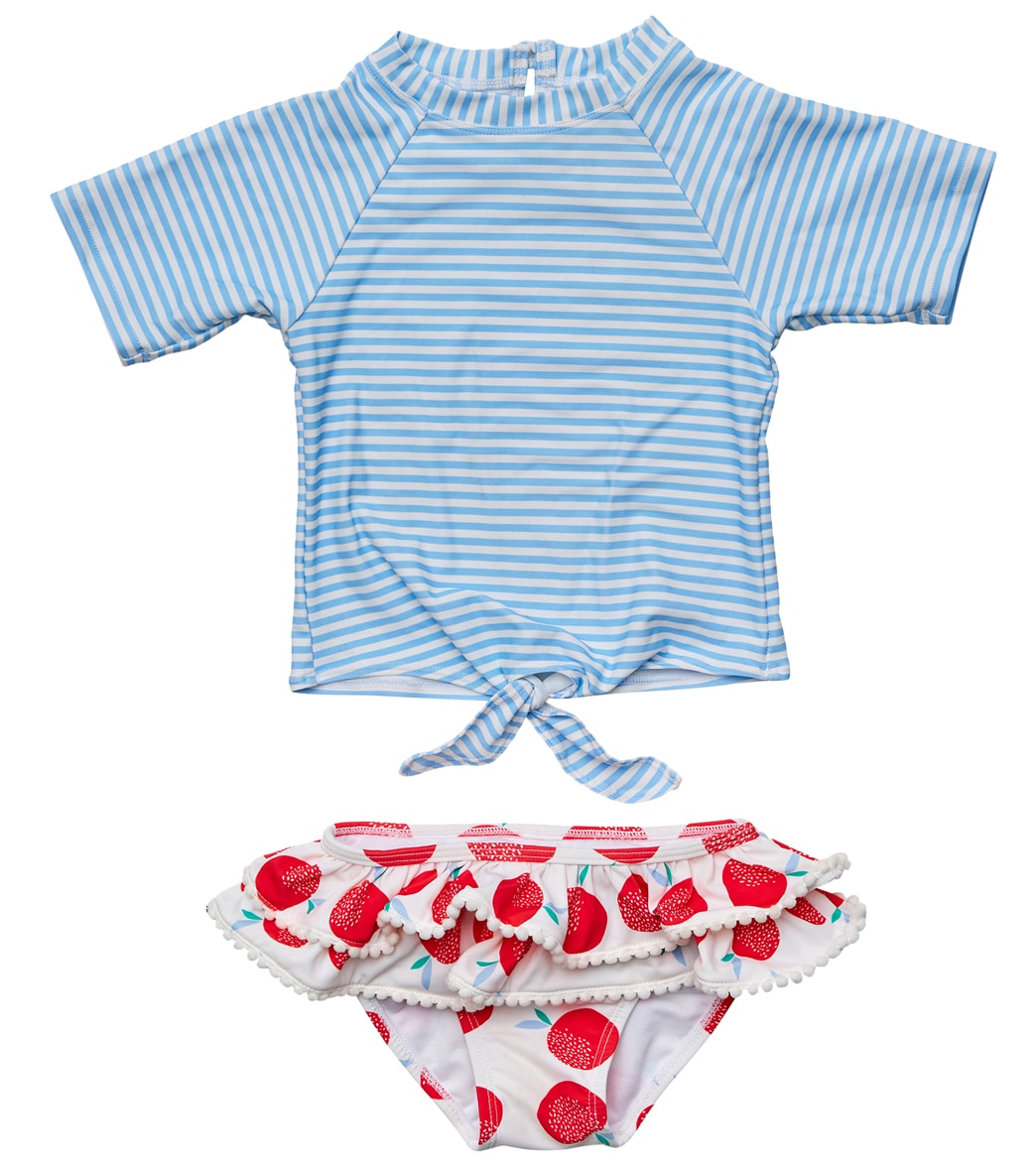 Snapper Rock Girls' Juicy Fruit Short Sleeve Rashguard Set (Baby ...