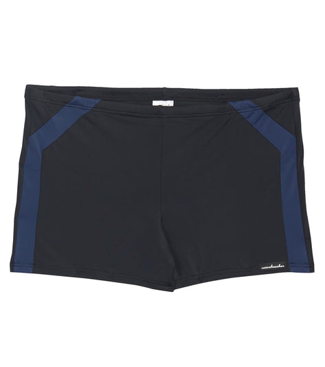 Wavebreaker Men's Splice Euro Leg Swim Trunks at SwimOutlet.com