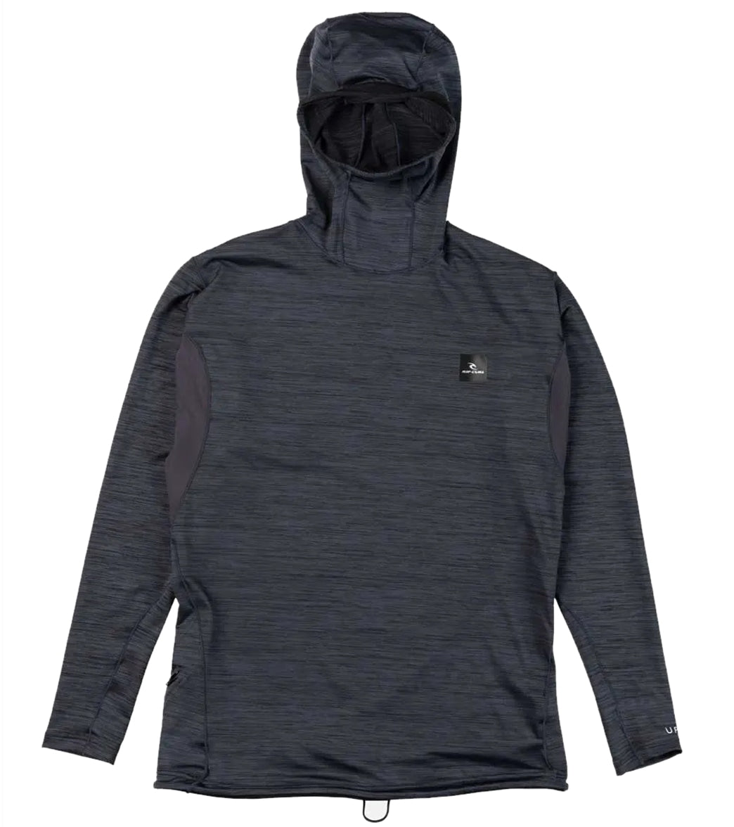 Rip Curl Men's Tech Bomb Hood Long Sleeve Upf 50 Rash Guard at ...