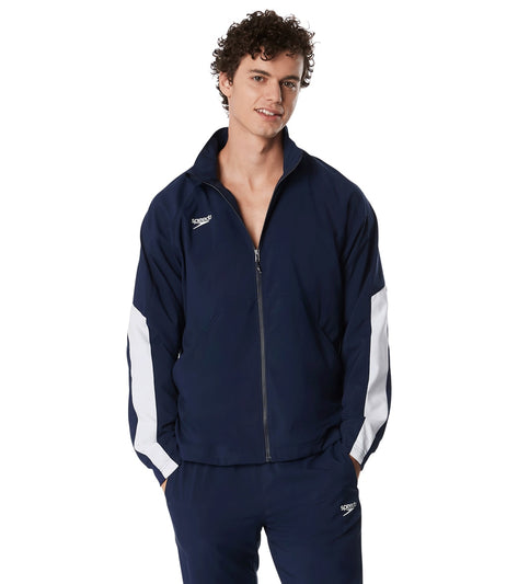 Speedo Men's Edge Warm Up Jacket at SwimOutlet.com