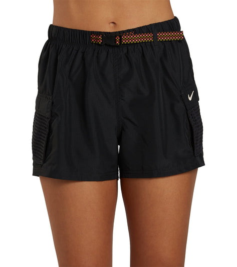 Nike Women's Cargo Cover Up Shorts at SwimOutlet.com