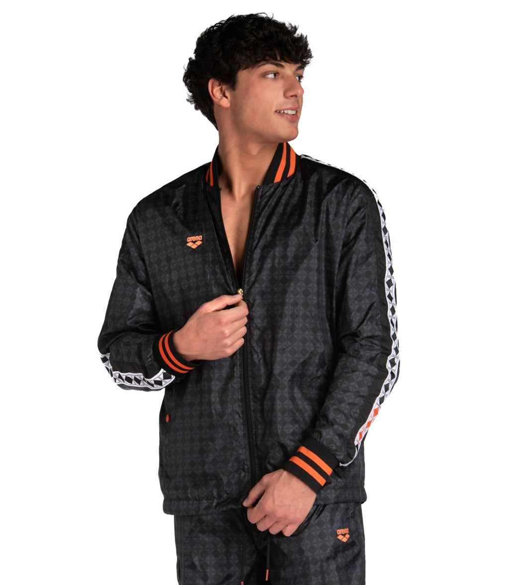 Arena Unisex 50th Anniversary Black Full Zip Jacket at SwimOutlet.com