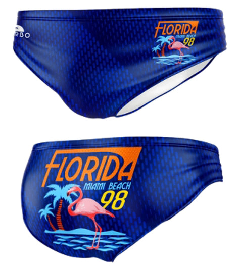 Turbo Men's Florida Water Polo Brief Swimsuit at SwimOutlet.com